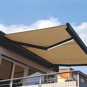 Quality High Quality Aluminum Electric Remote Control Retractable Folding Arm Awnings for sale