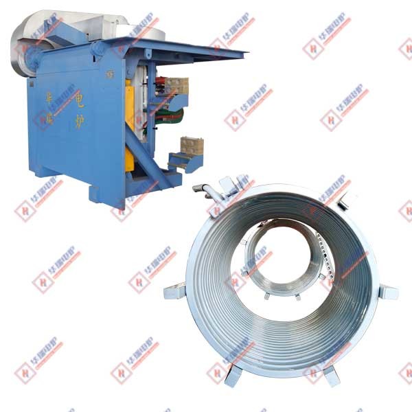 Quality Smooth Medium Frequency Induction Melting Furnace Energy Saving Low Noise for sale
