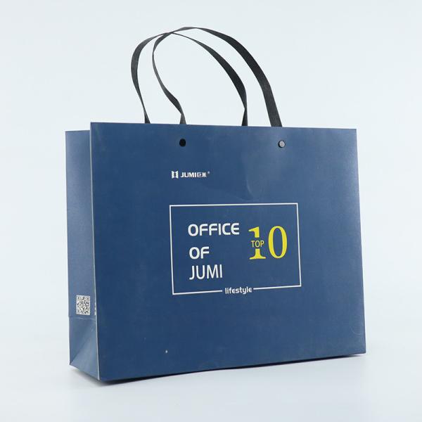 Quality Printing Packaging Custom Logo Paper Bag For Shopping / Foods / Gifts for sale