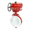 china White PTFE Lined Rubber Valve Seat High / Low Temperature Resistance Durable