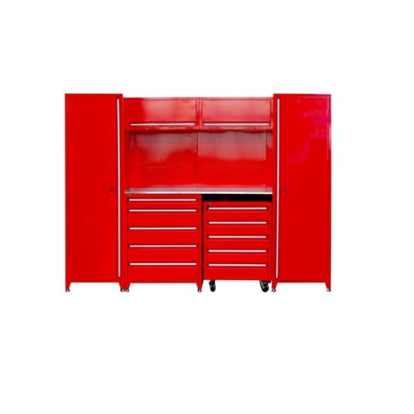 Quality KEY Lock Steel Tool Chest Workbench for Workshop Cabinet and Modular Tool for sale