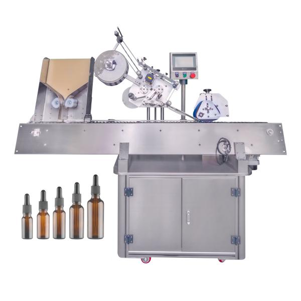 Quality Horizontal Automatic Vial Labeling Machine For 2ml 3ml 5ml 10ml Small Tincture for sale
