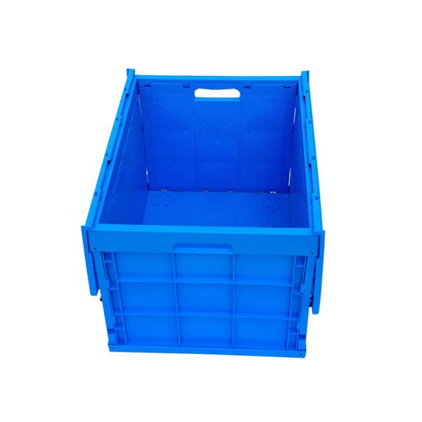 Quality Attached Lids Larger Volume Plastic Collapsible Tote Boxes Stronger and for sale