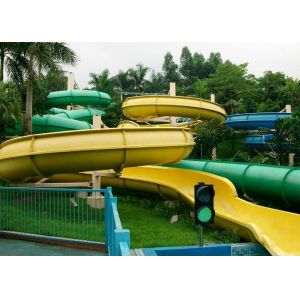 Quality Outdoor Commercial Theme Park Water Slide Customized For Kids And Adults for sale
