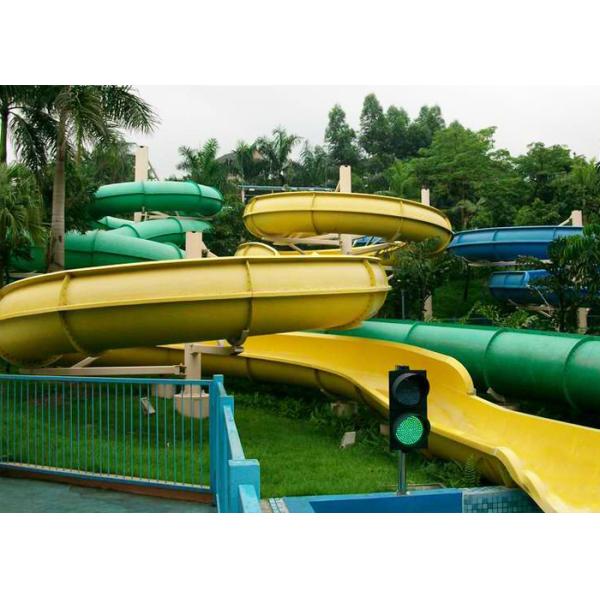 Quality Outdoor Commercial Theme Park Water Slide Customized For Kids And Adults for sale