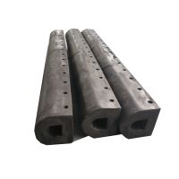 Quality H300xW300xL500mm Marine D Rubber Docking Bumper in Customized Size and Black for sale