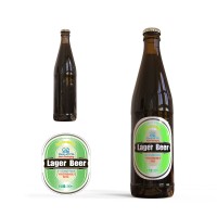 Quality Eco-Friendly Adhesives Customized Label Sticker for Glass Bottles and Cans label for sale