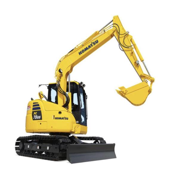 Quality PC78US-6  Mini Excavator Bucket capacity 0.34/0.28/0.09 m³ Crawle Second-hand excavator for sale