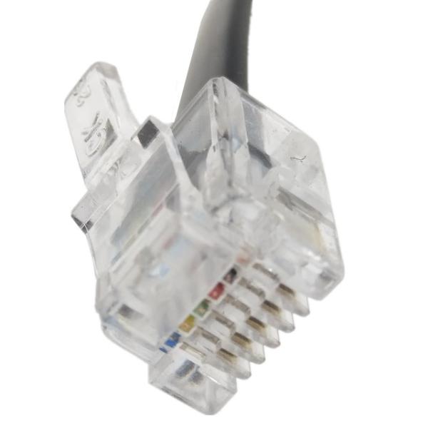 Quality mobile 6P6C rj12 Telephone extension Cable PVC jacket for sale