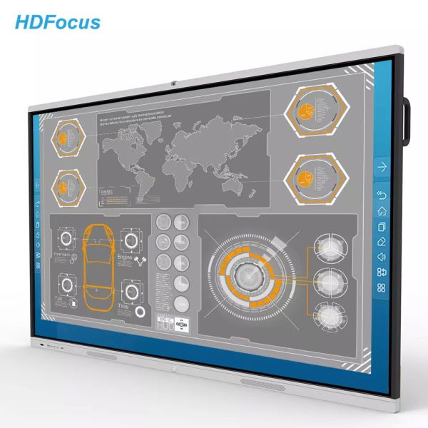 Quality Anti Reflection Tempered Glass Interactive Flat Panel , Smart Touch Interactive Board for sale