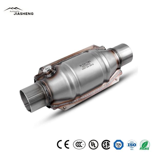Quality Universal 2.25" Inlet/Outlet High Quality Stainless Steel Auto Catalytic for sale