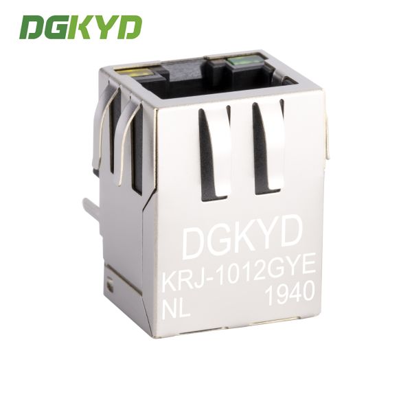 Quality PCB Network RJ45 Modular Jack With Filter , LED Tab Down Side Entry Ethernet for sale