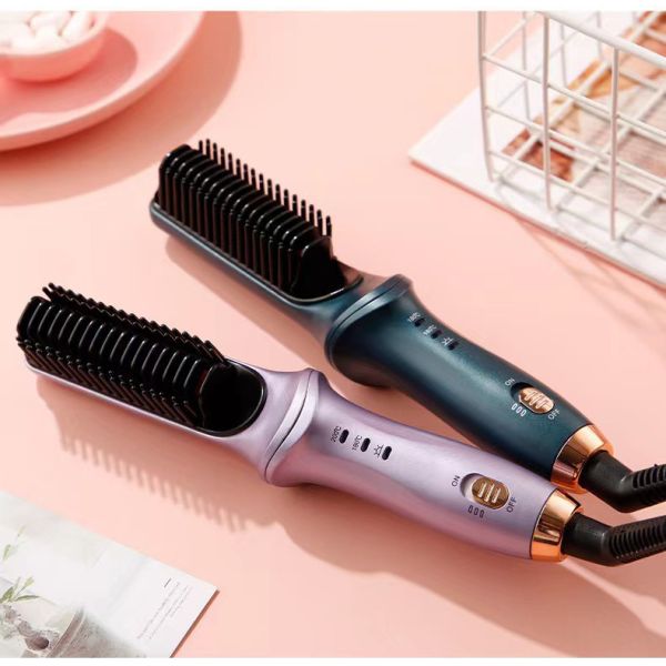 Quality Lightweight Electric Blower Comb Brush With 3 Heat Settings And Swivel Cord for sale