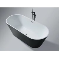 Quality Acrylic Free Standing Bathtubs with Seamless Bonding and Anti Slip Treatment for for sale