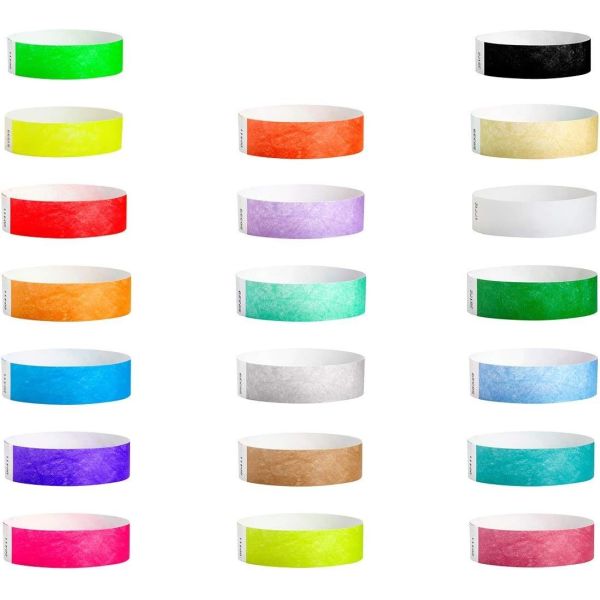 Quality One-Time DuPont Paper Annual Meeting Music Festival Entrance Wrist Recognition for sale