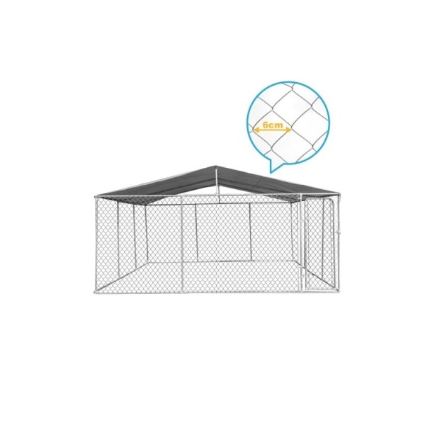 Quality Heavy Duty Chain Link 3m Secure Outdoor Dog Kennel for sale