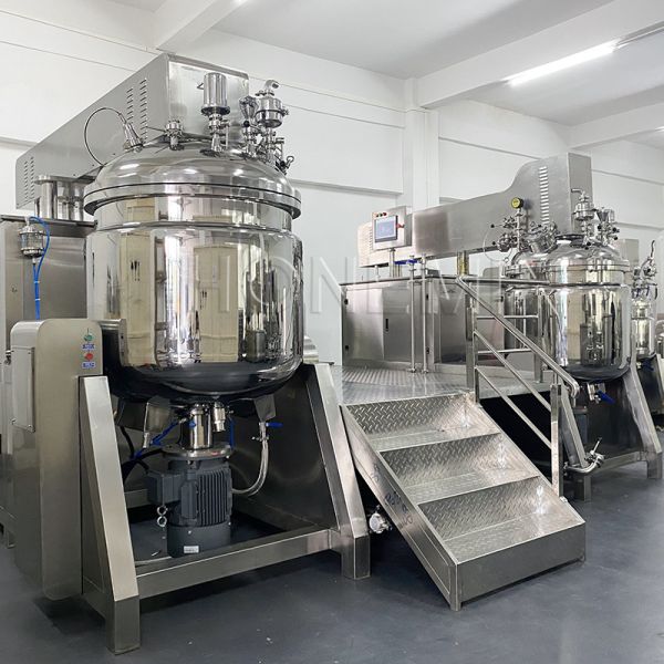 Quality PLC Vacuum Homogenizing Emulsifier Mixer Machine Custom Combine for sale
