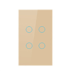 Quality 2.4GHz Tuya 4 Gang Smart Light Switch EU 3 Gang Wifi Light Switch for sale