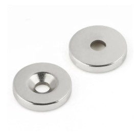 Quality N42 Circular Neodymium Magnets , Round Countersunk Magnets for sale