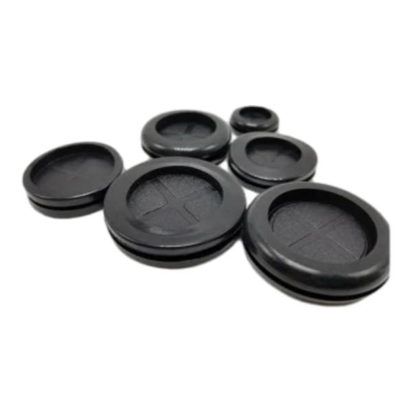 Quality EPDM Rubber Seal Ring Custom Closed Grommet Blind Plug For Cable Hole for sale