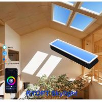 Quality Indoor 110V 220V LED Ceiling Panel Light 120X30 Tuya Alexa Control for sale