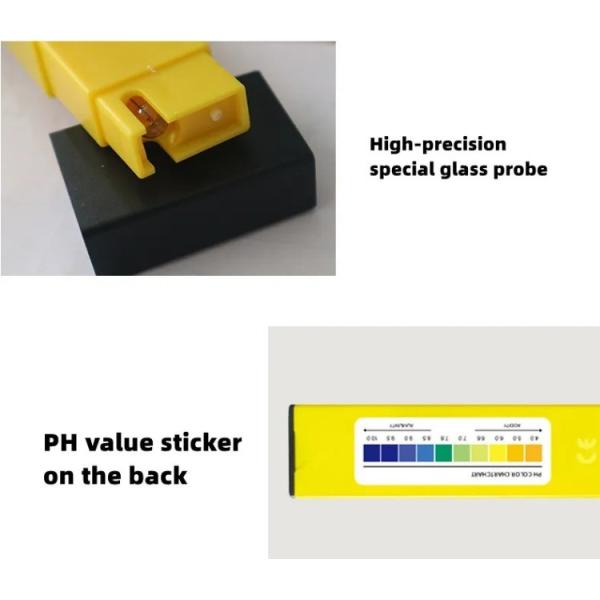 Quality Power Supply 2*1.5V LR Button Battery PH Meter High Precision Water Tester for for sale