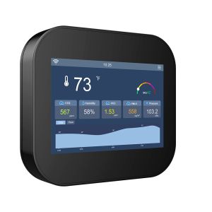 Quality Touchscreen Indoor Smart Air Quality Monitor Sensor With WiFi RS485 & LoRaWan for sale