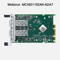 Quality 25GB Nic Mellanox Network Card MCX631102AN-ADAT Dual Port SFP28 PCIE 4.0 X8 for sale