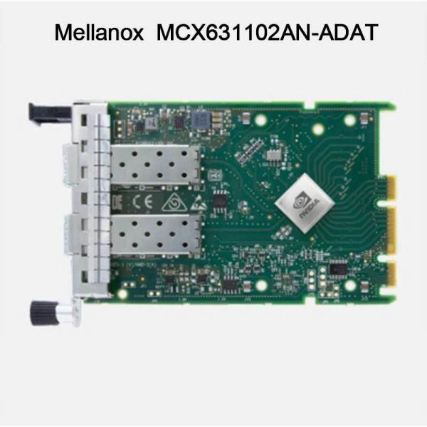 Quality 25GB Nic Mellanox Network Card MCX631102AN-ADAT Dual Port SFP28 PCIE 4.0 X8 for sale