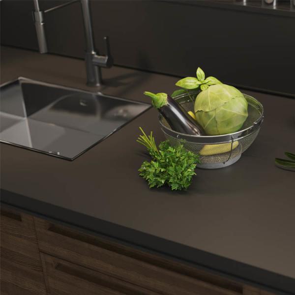 Quality L Shaped Small E0E1 PVC Kitchen Cabinets Simple Furniture Waterproof for sale