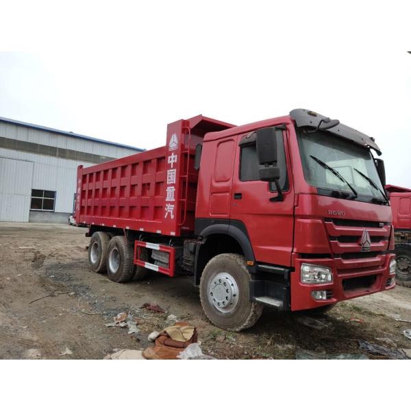 Quality Red 20CBM Used Howo Dump Truck 371HP 375HP 6x4 for sale