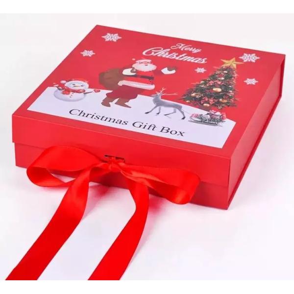 Quality Cardboard Christmas Eve Sweet Box Gravure Printing Custom Logo for sale