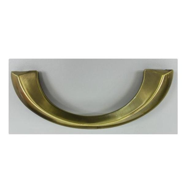 Quality 252g Half Moon Metal Casket Handle Hardware High Polished Coffin Handles for sale