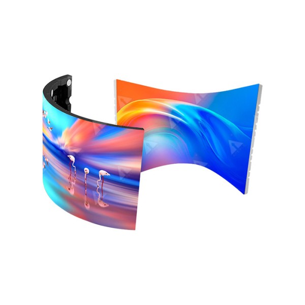 Quality Cylindrical Flexible LED Display PH4 Front Change SMD Video Wall for sale