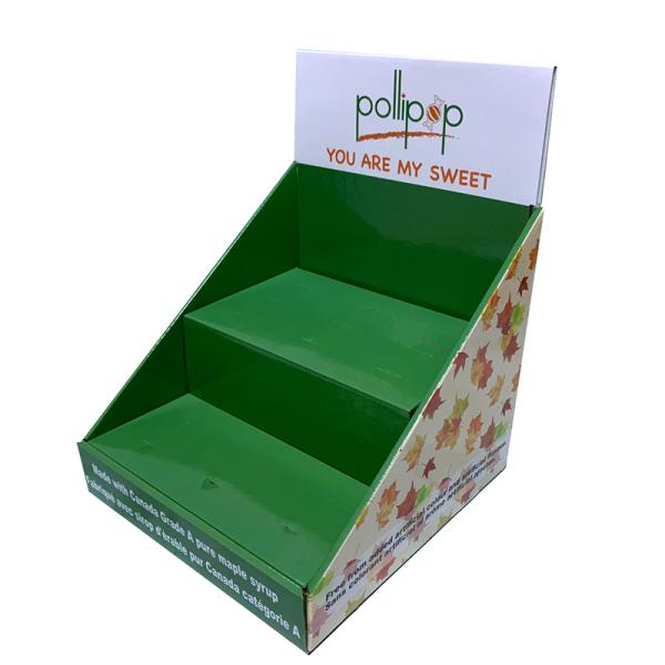 Quality Folding Cardboard Display Box Countertop Retail Packaging Box With Paperboard for sale