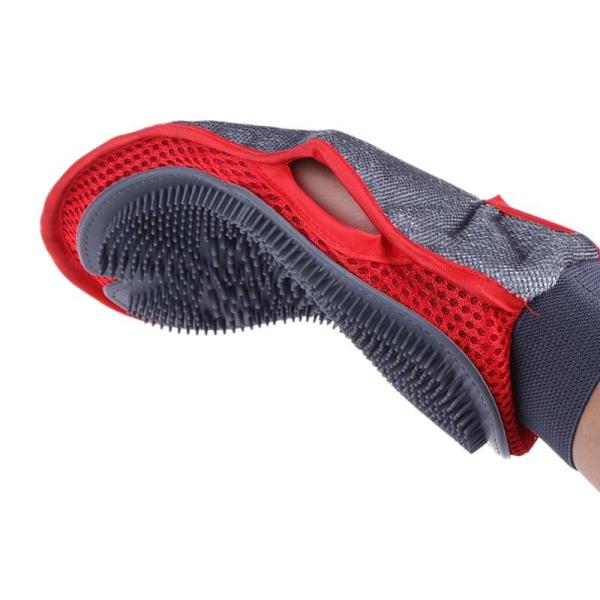 Quality Custom Deshedding Glove Efficient Pet Grooming Glove Pet Cleaning Supplies for sale