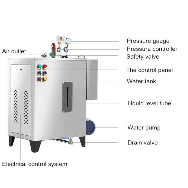 Quality Small Electric Vertical Steam Generator Boilers Automatic 0.7MPa For Textile for sale