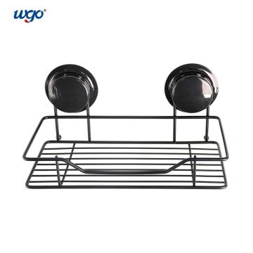 Quality Damage Free Hanging Black Shower Caddy Self Adhesive Chrome 10kg for sale