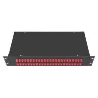 Quality 2U Optical Fiber Distribution Panel Box Enclosure Rack Mount Fc Adapter for sale