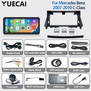 Quality Universial Qualcomm Navigation 12.3 Inch Mercedes Benz 2007-2010 C Class for sale