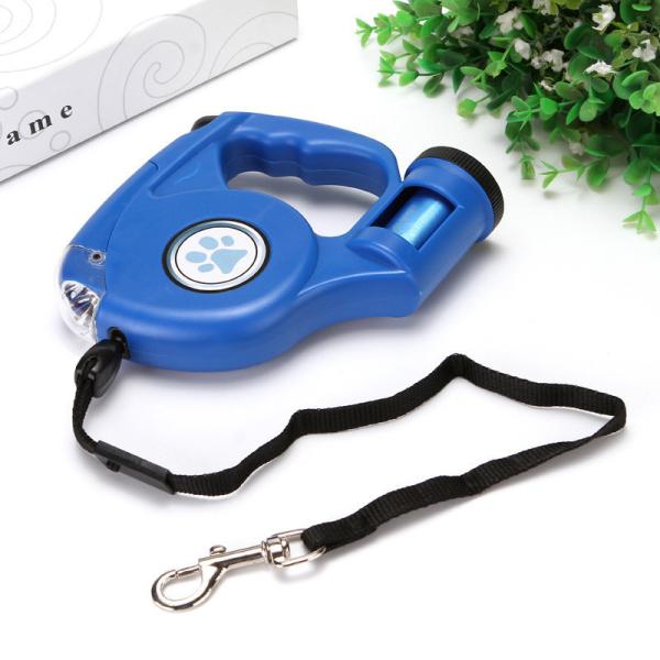 Quality Pet Leash LED Flashlight Retractable Design Garbage Universal Cleaning poop bag for sale