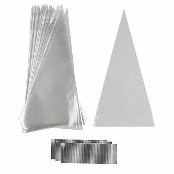Quality Anti Burst 12 Inch Disposable Plastic Piping Bag 40mic Thickness for sale