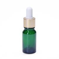 Quality 30ml Empty Glass Lotion Pump Bottles Amber Green Skin Care Serum Dropper Bottle for sale