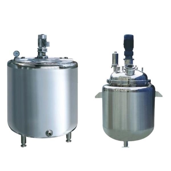Quality 2000L Shampoo Cosmetic Mixing Tank Single Layer for sale
