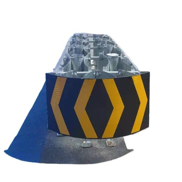 Quality ISO9001 2008 Certified Traffic Safety Crash Cushion Steel Barrier for sale