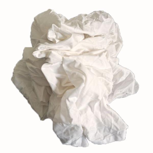 Quality White Bed Sheet 100cm 40kg Packing Industrial Cleaning Rags for sale