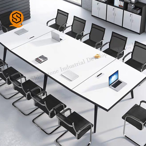 Quality Solid Surface Meeting Room Table 2.4m 3m 3.5m 4m Customized for sale