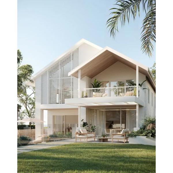 Quality Sustainable Light Gauge Steel Villa Prefabricated Modern Steel Structure Homes for sale
