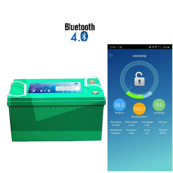 Quality Cylindrical Bluetooth 50ah 12V Lithium Iron Battery for sale