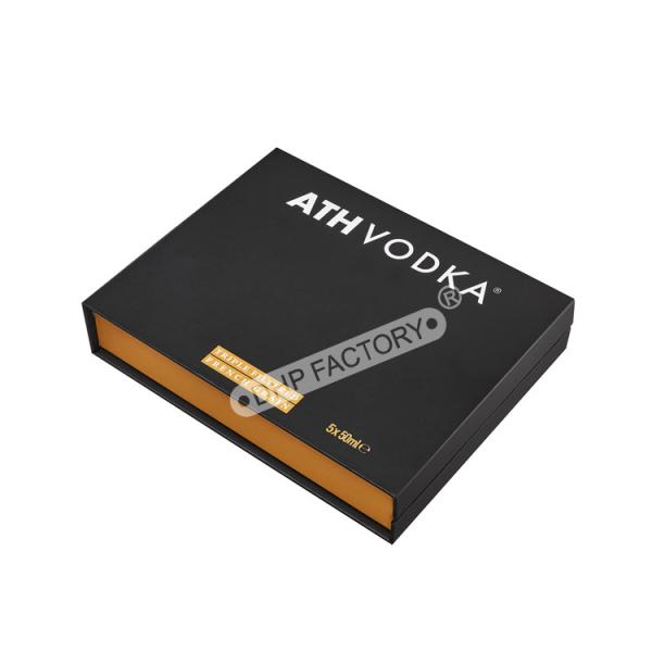 Quality Sleek Design Custom Rigid Gift Boxes With Sliver Foil Satmping Logo for sale